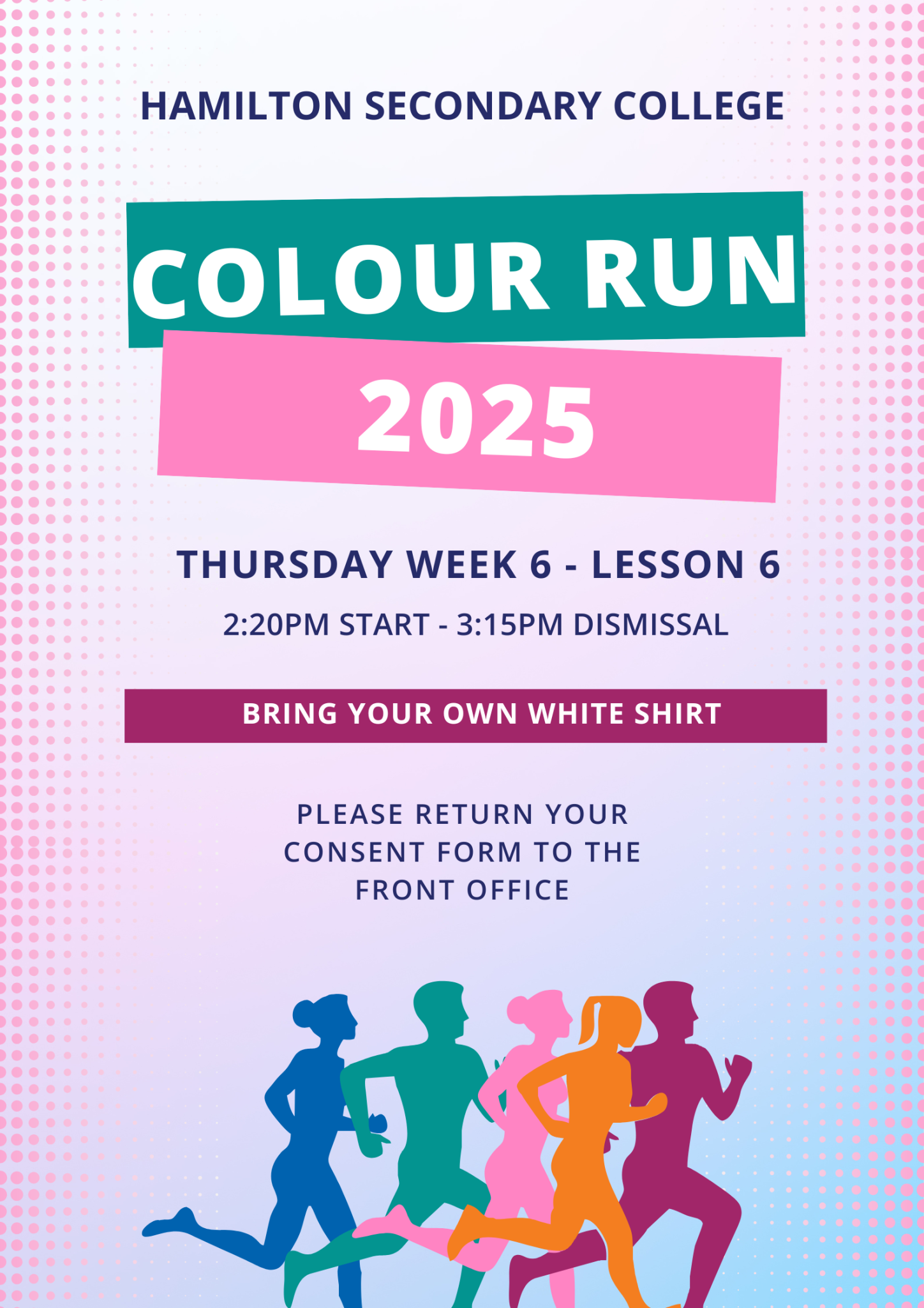 Have all the fun at Colour Run! - Hamilton Secondary College